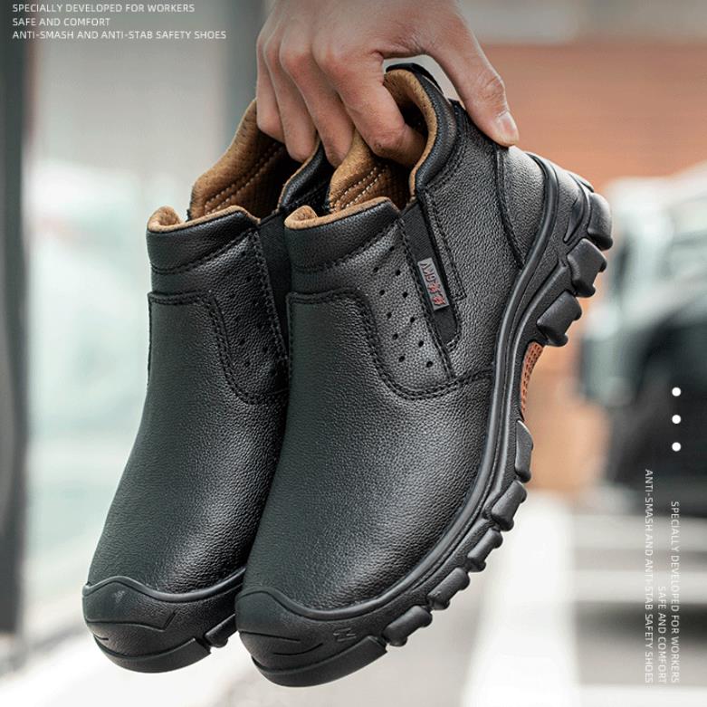 Men's Safety Slip-On Steel Toe Cap Boots – Tisodo Fashion